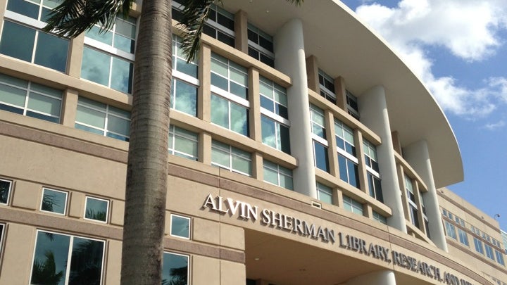 NSU: Alvin Sherman Library - 3100 Ray Ferraro Jr Blvd, Davie
