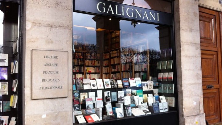 Librairie Galignani - 224 rue de Rivoli, Paris