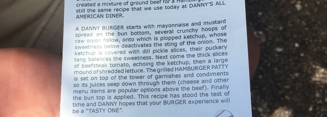 Danny's All American Diner & Dairy Bar - 29 tips