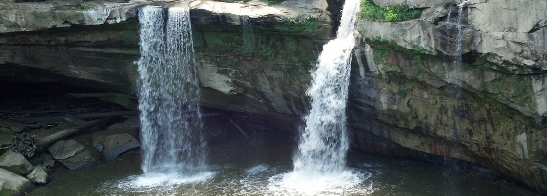 Cascade Park - East Waterfalls - Hiking Trail in Elyria