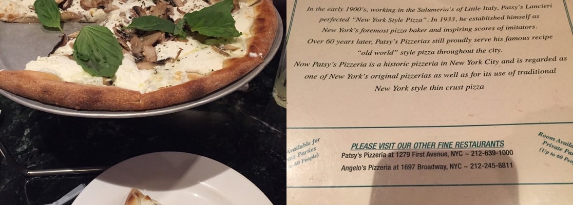 Patsy's Pizzeria - Upper East Side - 206 E 60th St