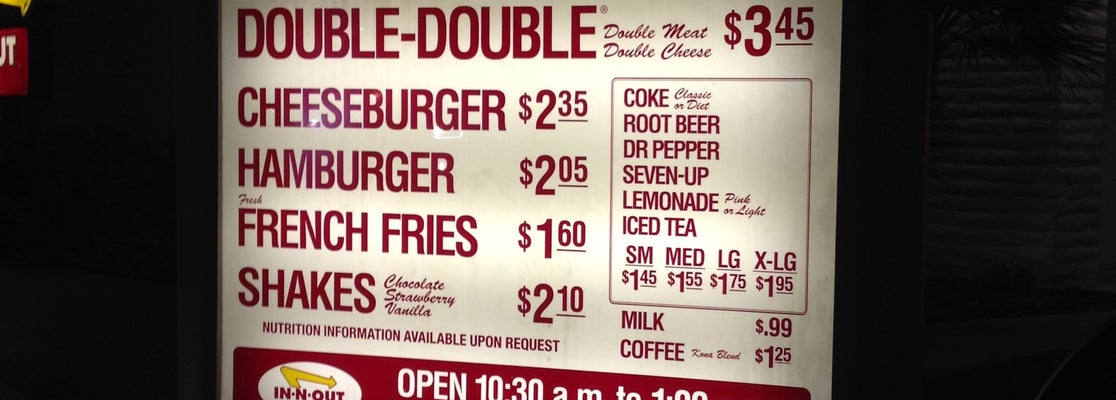 In-N-Out Burger - Thousand Palms, CA