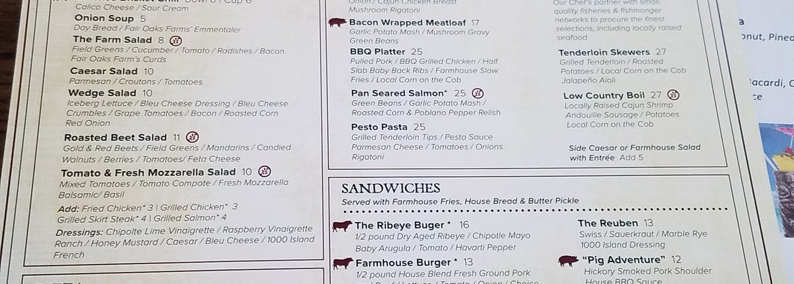 Farmhouse Restaurant - Fair Oaks, IN