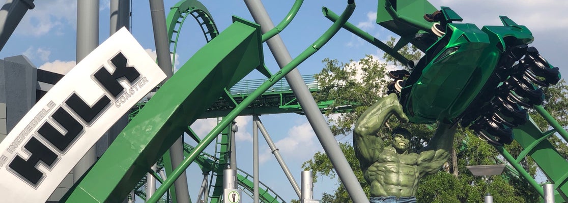The Incredible Hulk Coaster - Attraction in Orlando