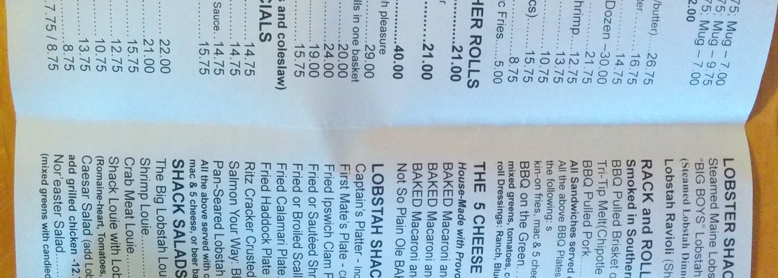 Old Port Lobster Shack (Now Closed) - 95 tips