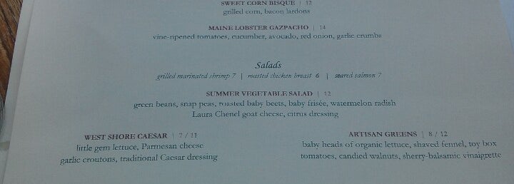 West Shore Cafe & Inn - American Restaurant