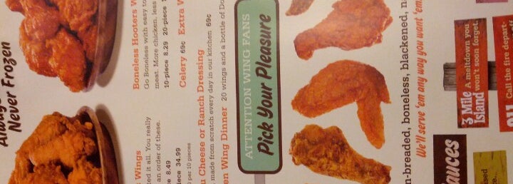 Hooters - 65 tips