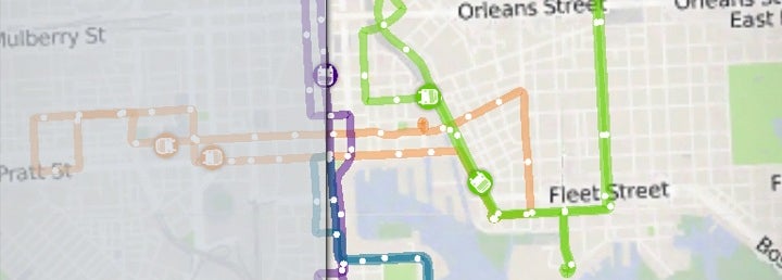 Charm City Circulator - Banner Route - Riverside - Baltimore, MD