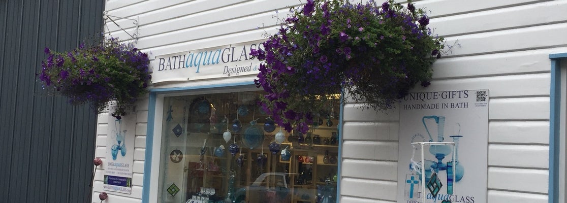 Bath Aqua Glass - Gift Store in Bath