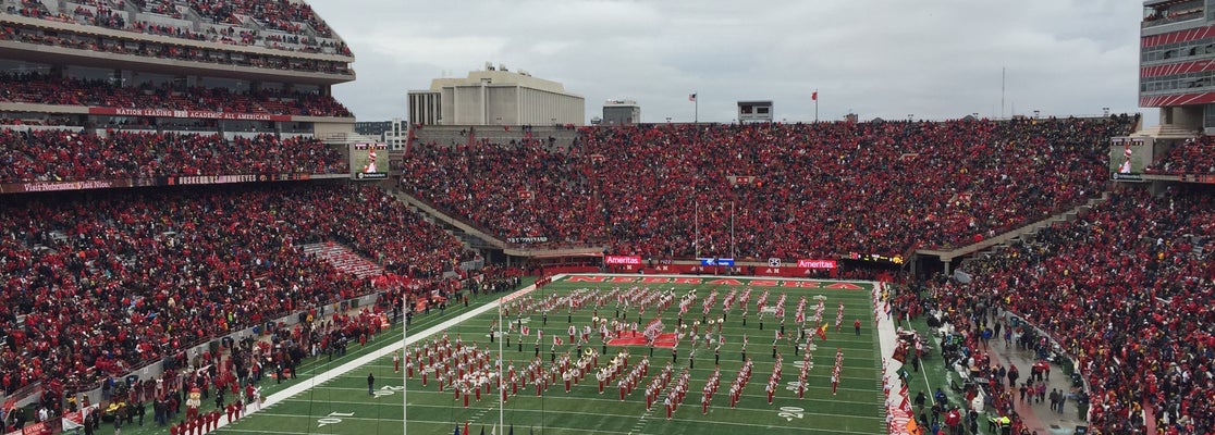 Memorial Stadium - College Football Field in University of Nebraska-Lincoln