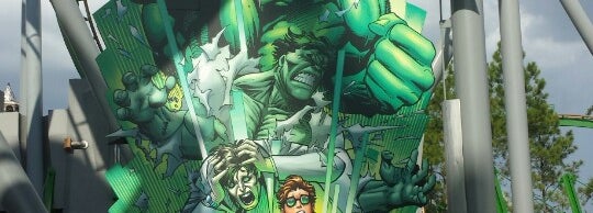 The Incredible Hulk Coaster - Theme Park Ride / Attraction in Orlando