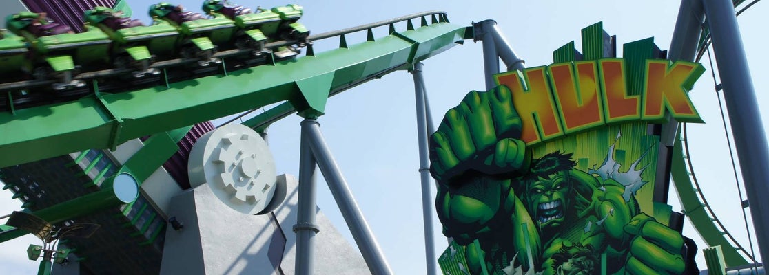 The Incredible Hulk Coaster - Attraction in Orlando