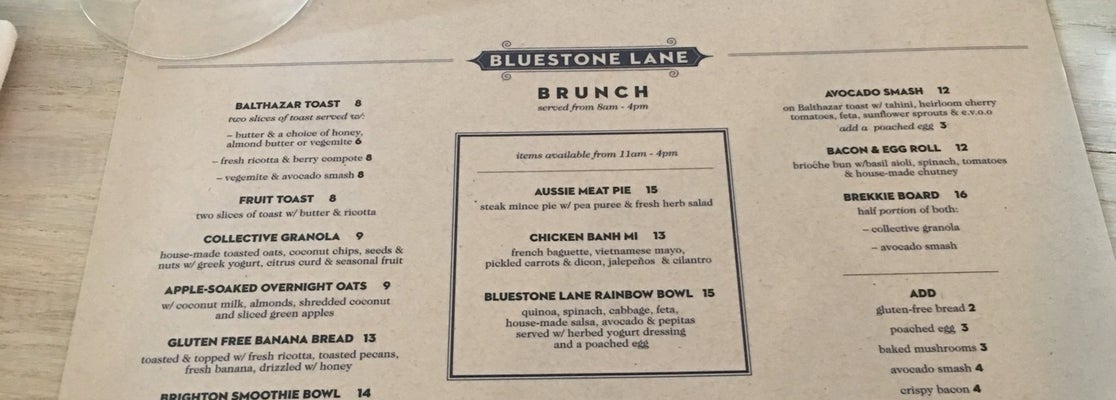 Bluestone Lane - West Village - 55 tips