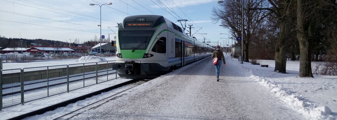VR U-juna / U Train - Train in Helsinki