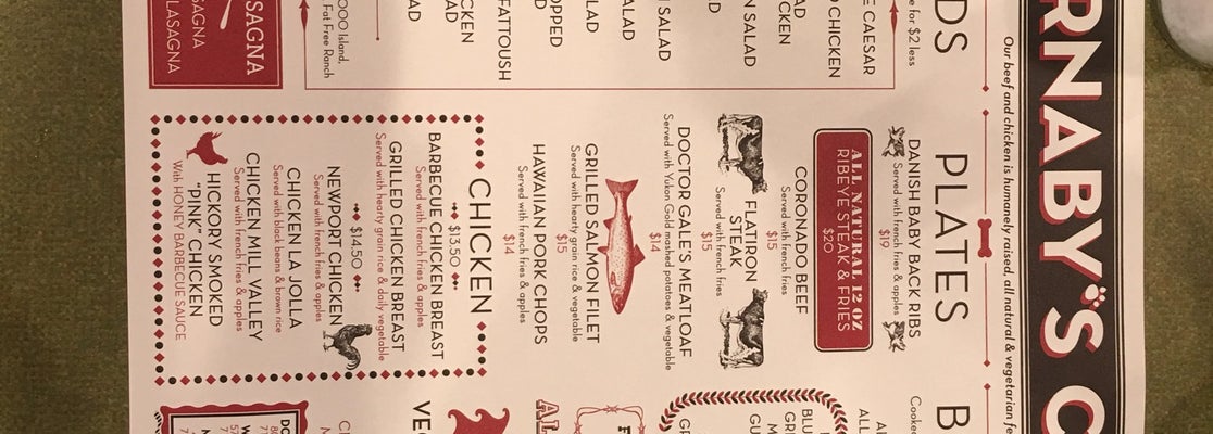 Barnaby's Cafe - American Restaurant