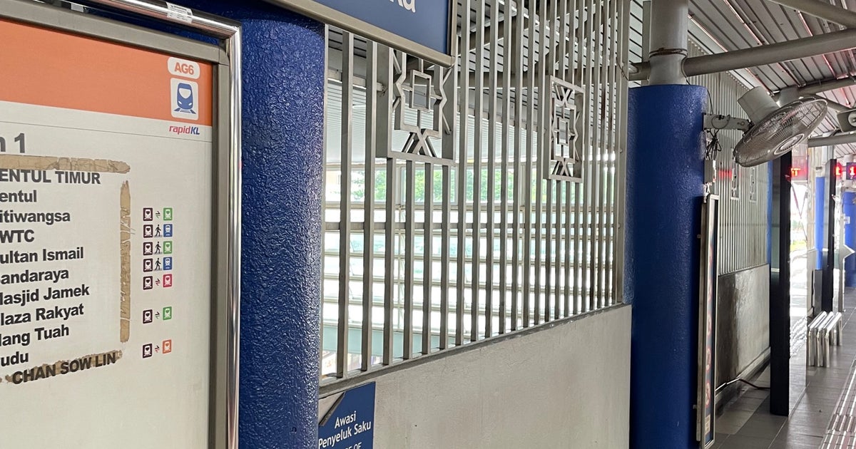 RapidKL Cempaka (AG6) LRT Station - Taman Cempaka, Kuala Lumpur