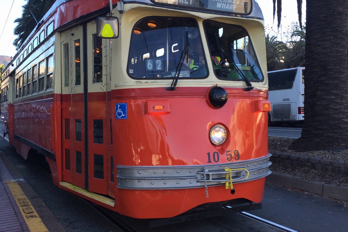 MUNI F Street Car Line - Market Street, San Francisco