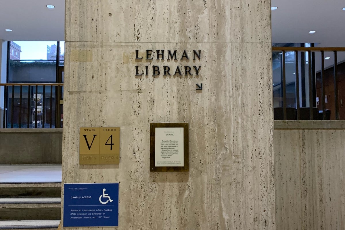 Lehman Social Sciences Library - Columbia University, New York