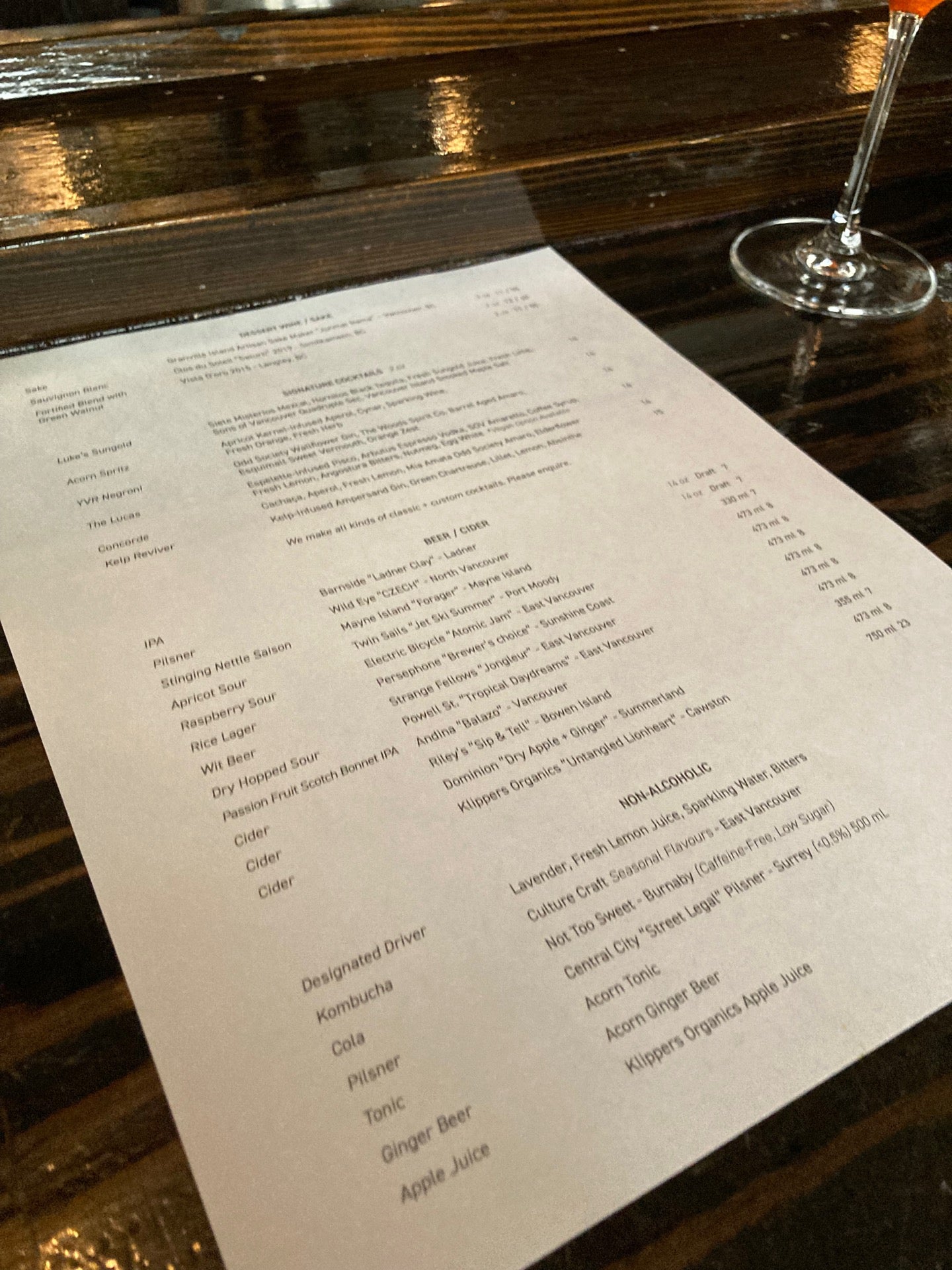 The Acorn Restaurant on Postcard