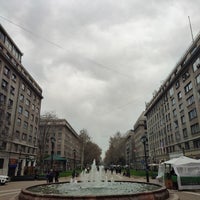 Paseo Bulnes - Pedestrian Plaza in Santiago Centro