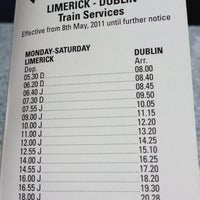 Limerick Colbert Railway Station - 12 tips