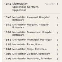 Metrostation Spijkenisse Centrum - Metro Station in Spijkenisse