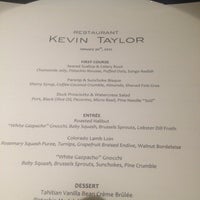 Restaurant Kevin Taylor (Now Closed) - Restaurant in Central Business ...
