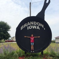 Iowa's Largest Frying Pan - Monument / Landmark in Brandon