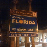 Florida / Georgia State Line - Border Crossing