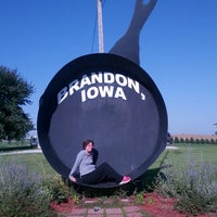 Iowa's Largest Frying Pan - Monument / Landmark in Brandon