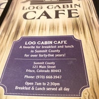 Log Cabin Cafe - 20 tips