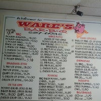Menu - Wares BBQ (Now Closed) - BBQ Joint in Swainsboro