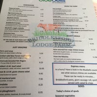 Menu - Bluebells At Briddlesford - Wootton Bridge, Isle of Wight