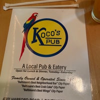 Koco's Pub - Seafood Restaurant in Northeastern Baltimore