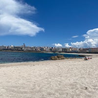 Praia de Riazor - La Coruña, Galicia