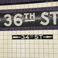 MTA Subway - 36th St (M/R) - 36th St