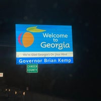 Florida / Georgia State Line - Border Crossing