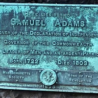 Grave of Samuel Adams - Cemetery in Boston