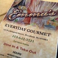 Menu - Emma's Everyday Gourmet - Italian Restaurant