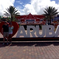 "I Love Aruba" Sign - Street Art