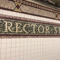 MTA Subway - Rector St (1) - Financial District - New York, NY