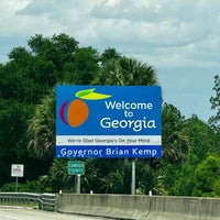 Florida / Georgia State Line - Border Crossing