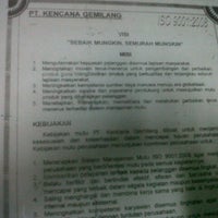 Pt Kencana Gemilang - Perumperindo.co.id