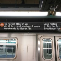 MTA Subway - Forest Ave (M) - Putnam Ave & Forest Ave