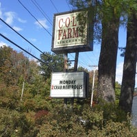 Menu - Cole Farms (Now Closed) - Gray, ME
