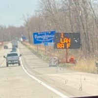 Ohio / Pennsylvania State Line - Border Crossing