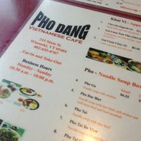 Menu - Pho Dang - Vietnamese Restaurant in Winooski