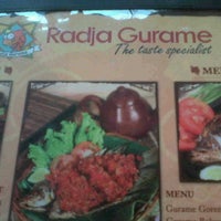 Radja Gurame (Now Closed) - Indonesian Restaurant in Jakarta Barat