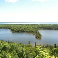 Spectacle Lake Overlook on Mission Hill - Bay Mills, MI