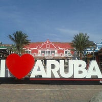 "I Love Aruba" Sign - Street Art